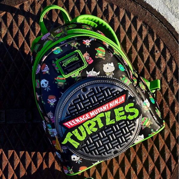 Loungefly | Bags | Loungefly Teenage Mutant Ninja Turtles Sewer Cap ...